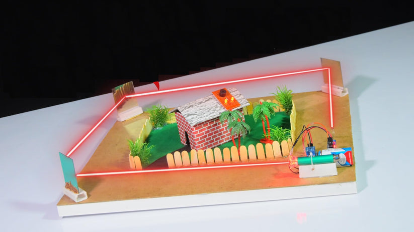 laser home security system ( ready made project) – SKYNET ROBOTICS