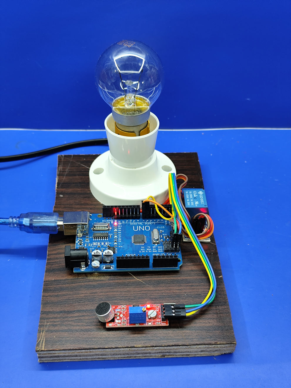 sound activated light arduino clap switch (Readymade) – SKYNET ROBOTICS