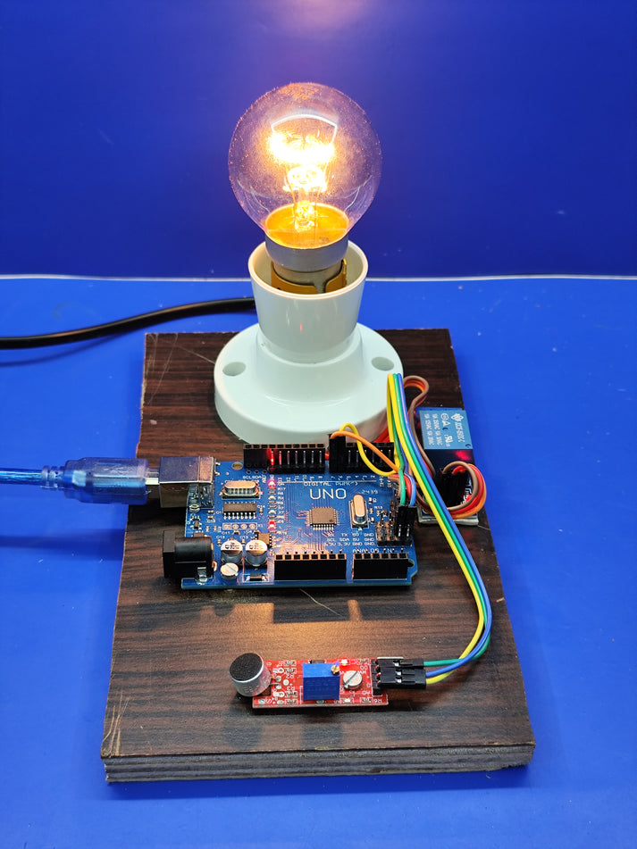 sound activated light arduino clap switch (Readymade) – SKYNET ROBOTICS