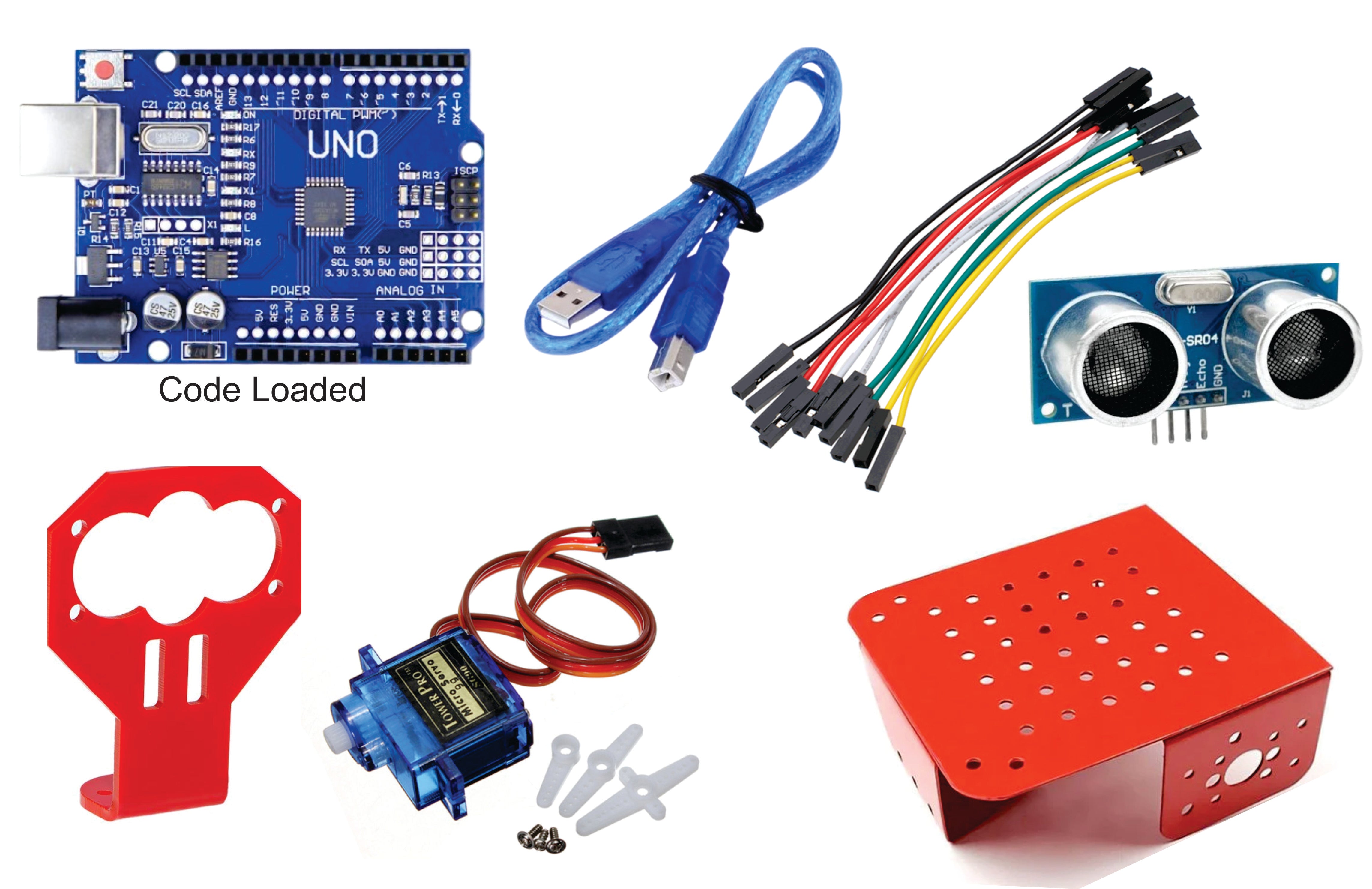 Arduino RADAR project kit – SKYNET ROBOTICS