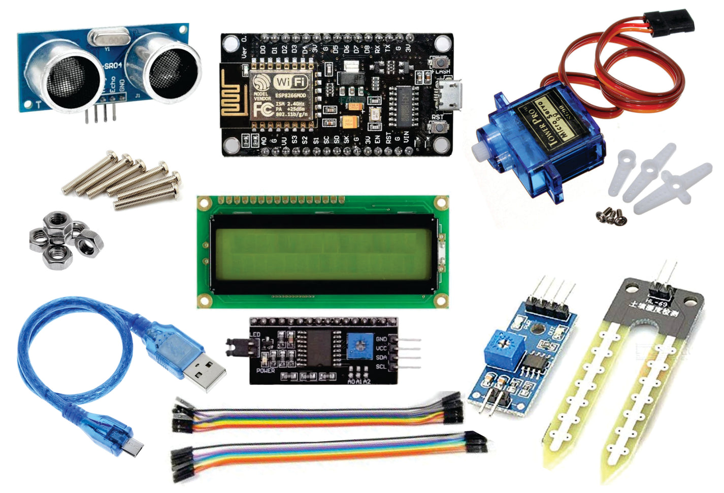 dry wet waste segregator using Node MCU (IOT ) components kit – SKYNET ...