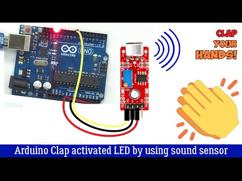 sound activated light arduino clap switch led (Readymade) – SKYNET ROBOTICS
