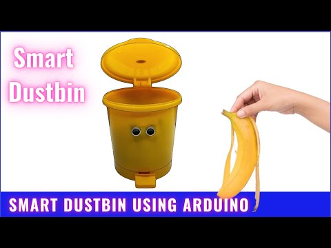 Smart dustbin Arduino kit with Battery – SKYNET ROBOTICS