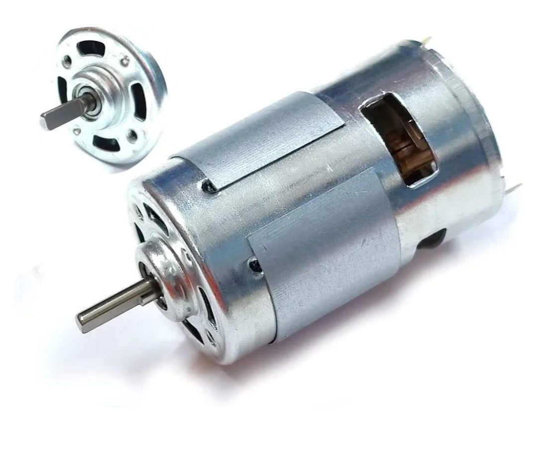 775 DC motor with D shaft and Ball bearing 12V-24V 3500-12000rpm ...