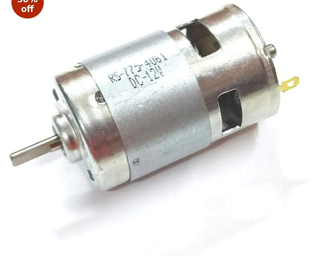 775 DC motor with D shaft and Ball bearing 12V-24V 3500-12000rpm ...