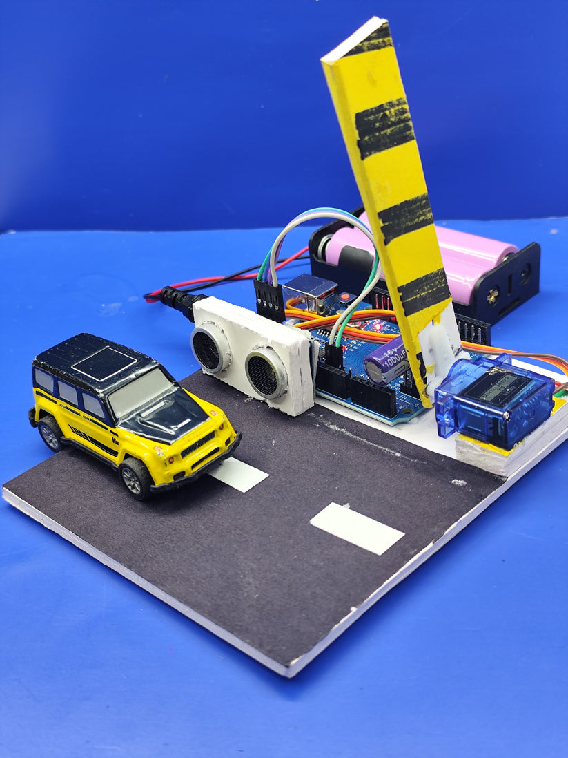 Automatic gate opening Arduino and ultrasonic – SKYNET ROBOTICS