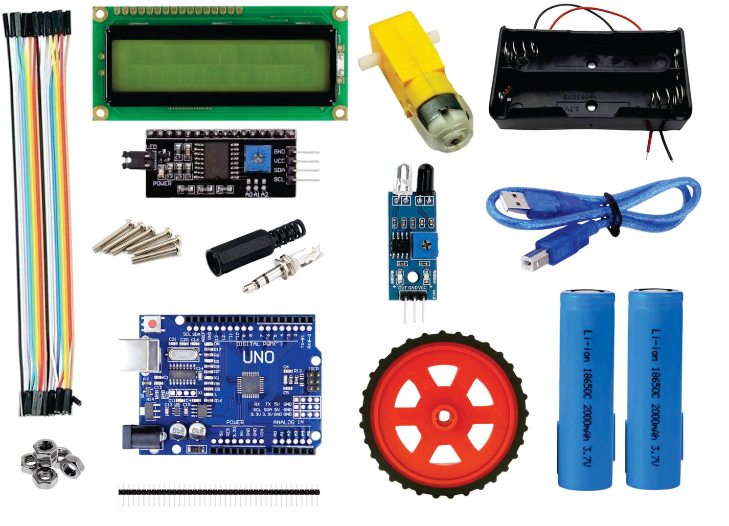 RPM counter using arduino (Tachometer) kit – SKYNET ROBOTICS